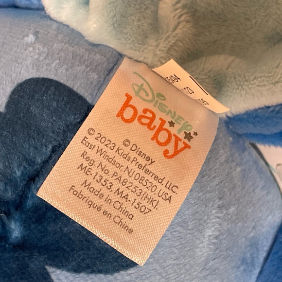 Disney | Toys | Disney Baby Stitch Security Blankie Lovey Plush 4x14 ...